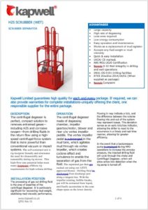 H2S Scrubber (WET) - Kapwell LTD
